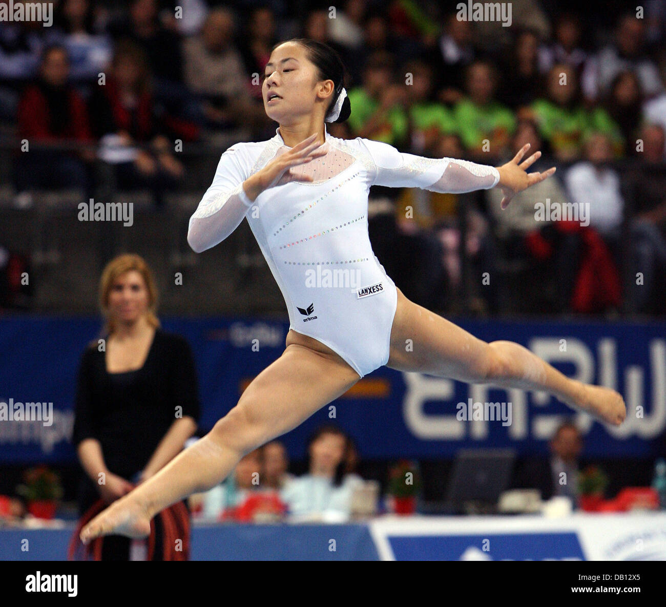 Kim Bui of Germany in action at the 25th DTB Cup in Stuttgart, Germany ...