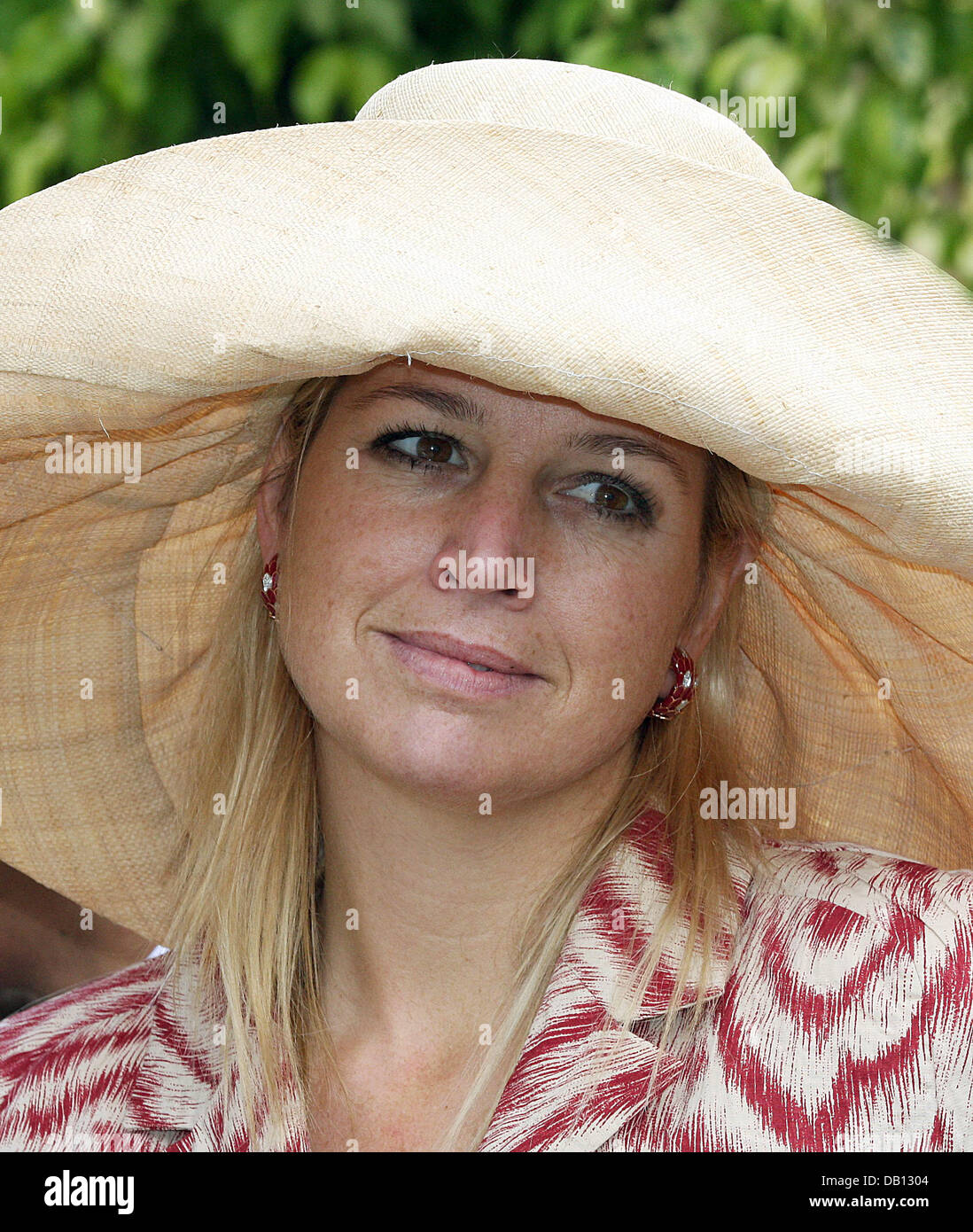 The Dutch Princess Maxima is pictured during a tour of the premises of ...
