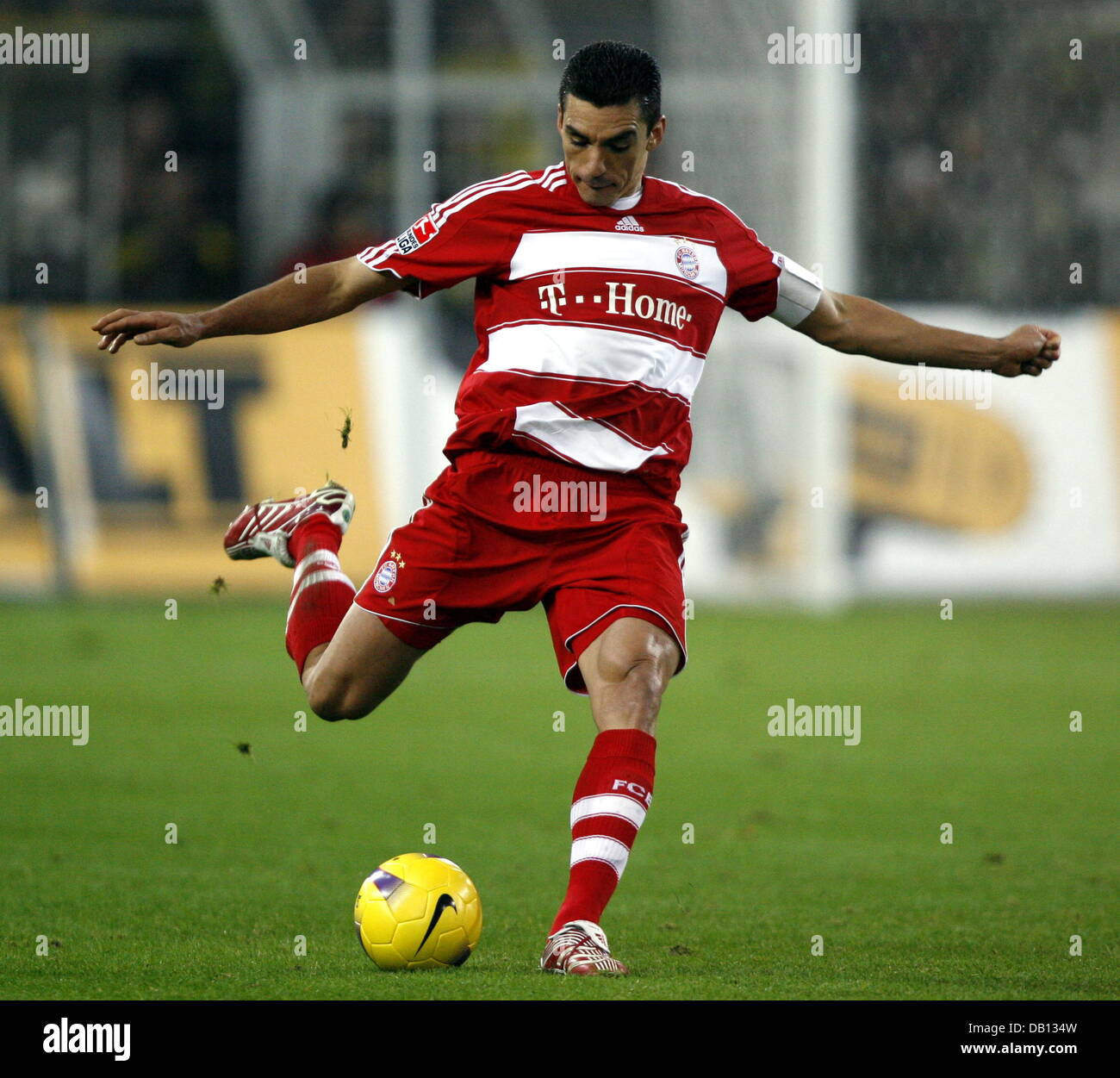 Bayern Munich?s Brazilian player Lucio is pictured in action during the ...