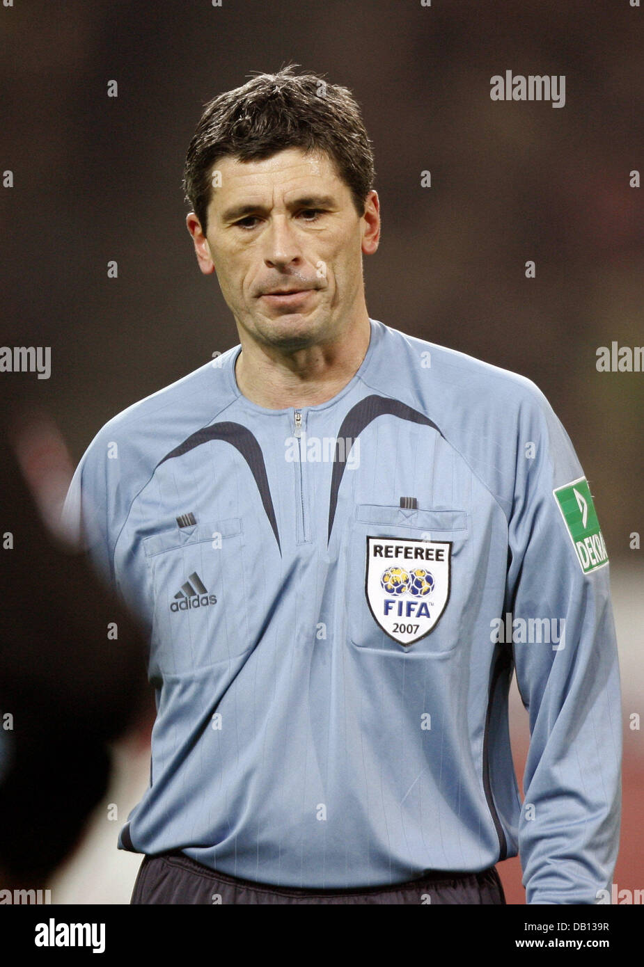 Referee markus merk germany gestures hi-res stock photography and ...