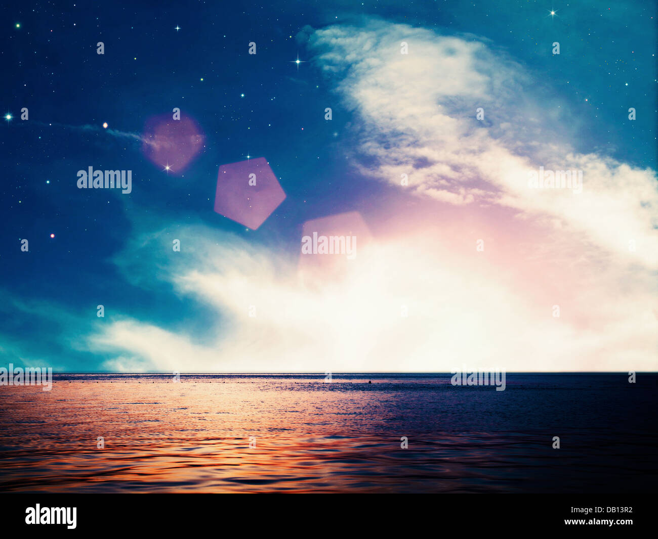 Dreamy ocean, abstract environmental backgrounds Stock Photo - Alamy