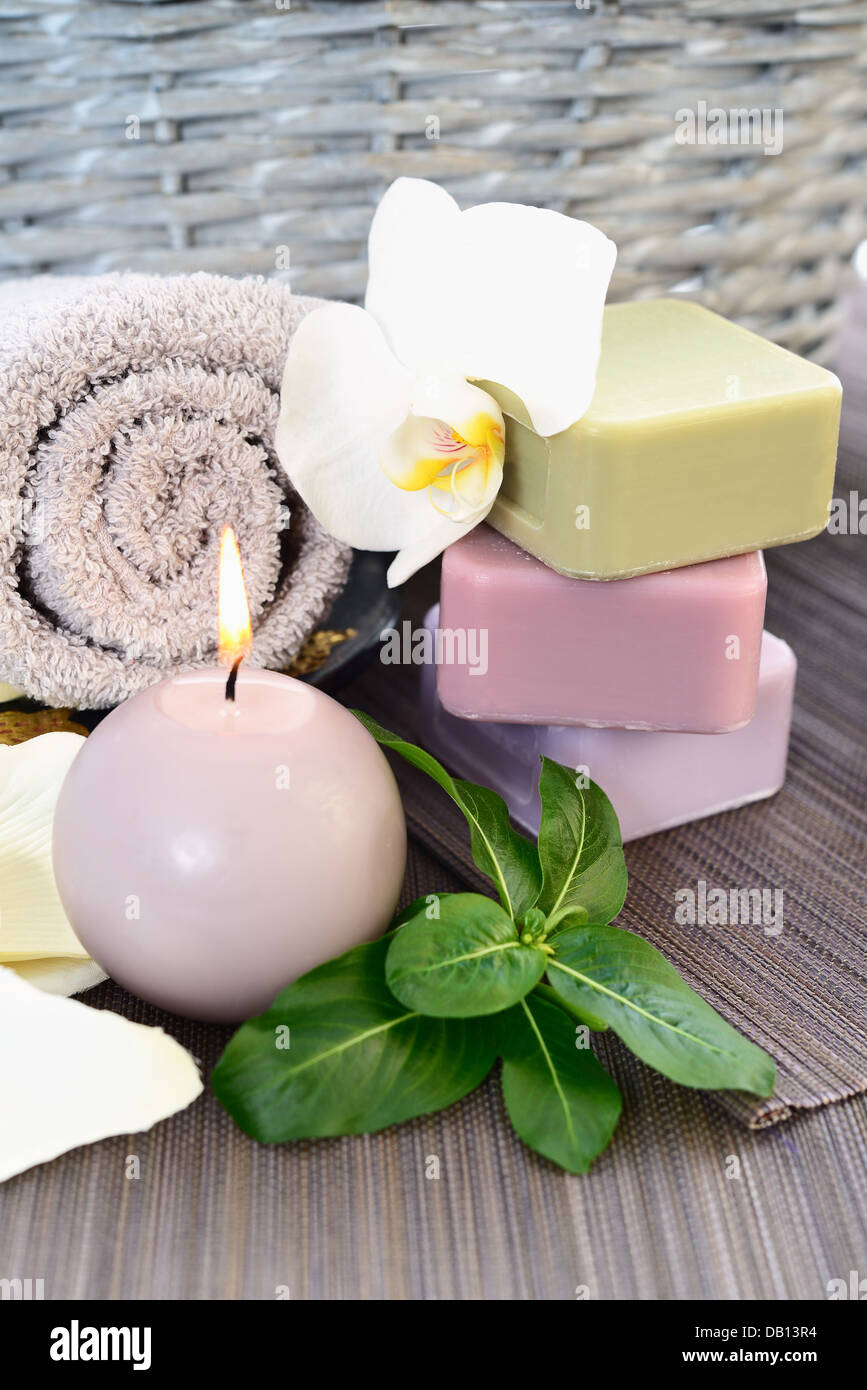 special spa flowers Stock Photo - Alamy