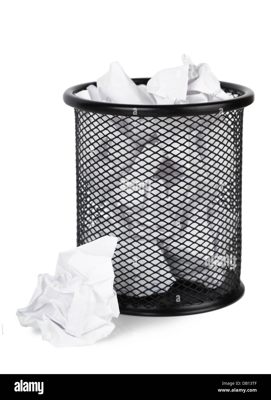 Wire garbage can hi-res stock photography and images - Alamy