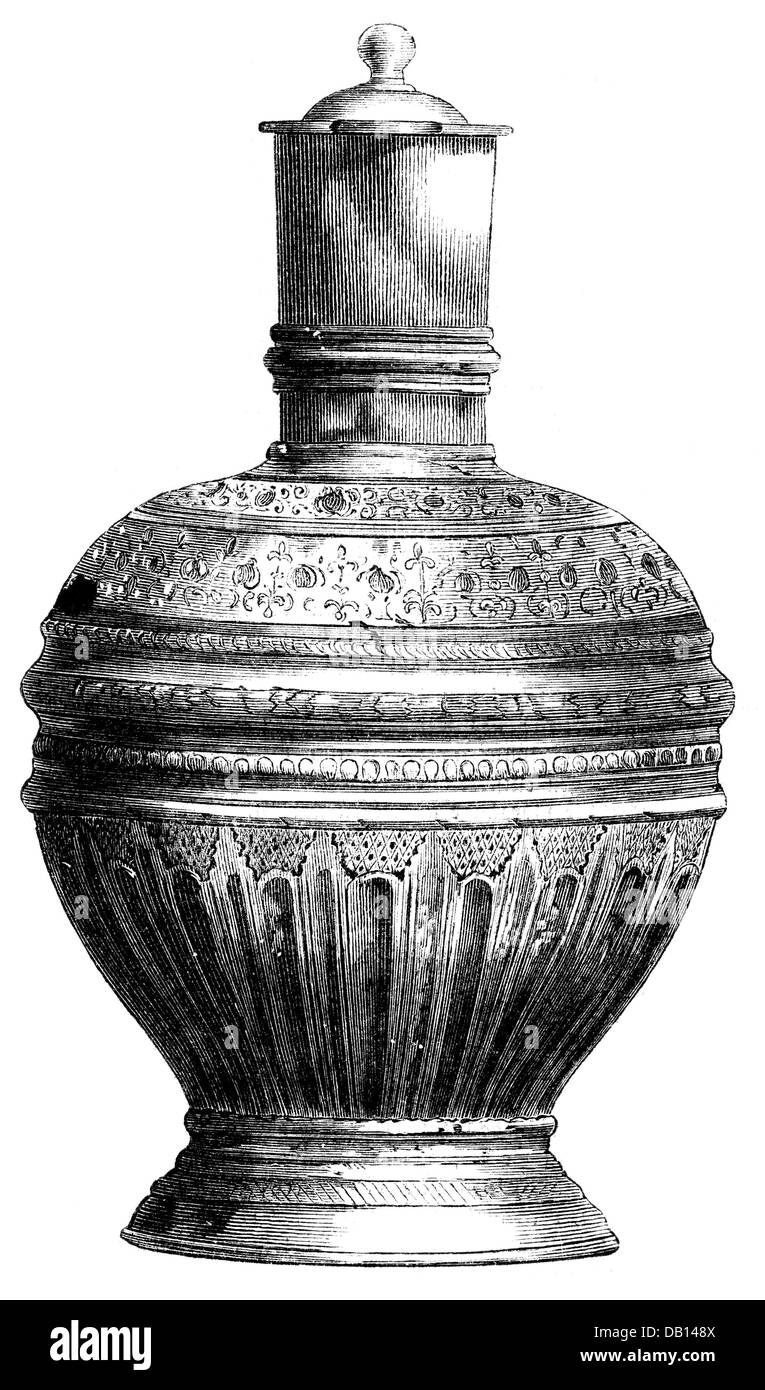 Cutlery containers Black and White Stock Photos & Images - Alamy