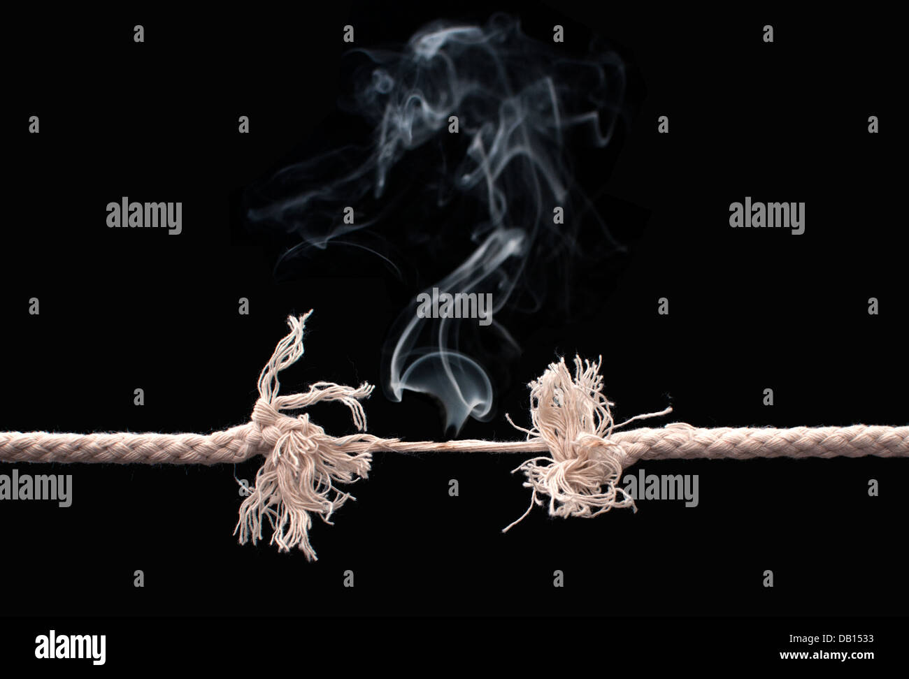 Torn rope hi-res stock photography and images - Alamy