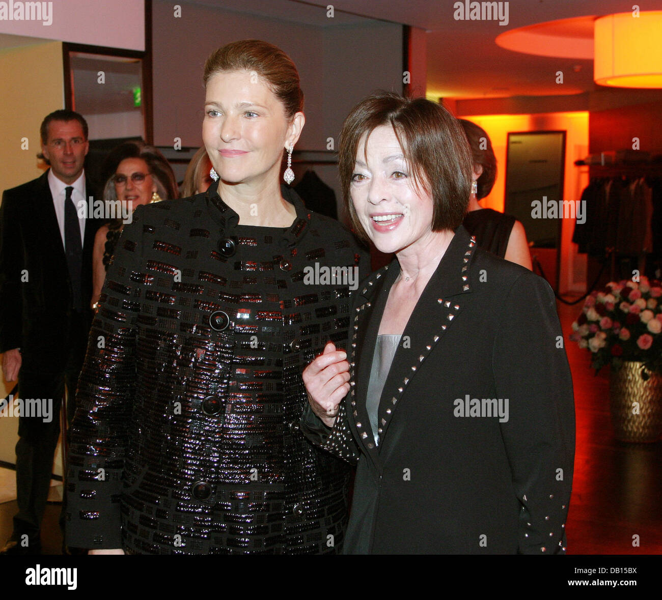 Shop founder and business woman Anne Marie Jagdfeld (L) is pictured ...