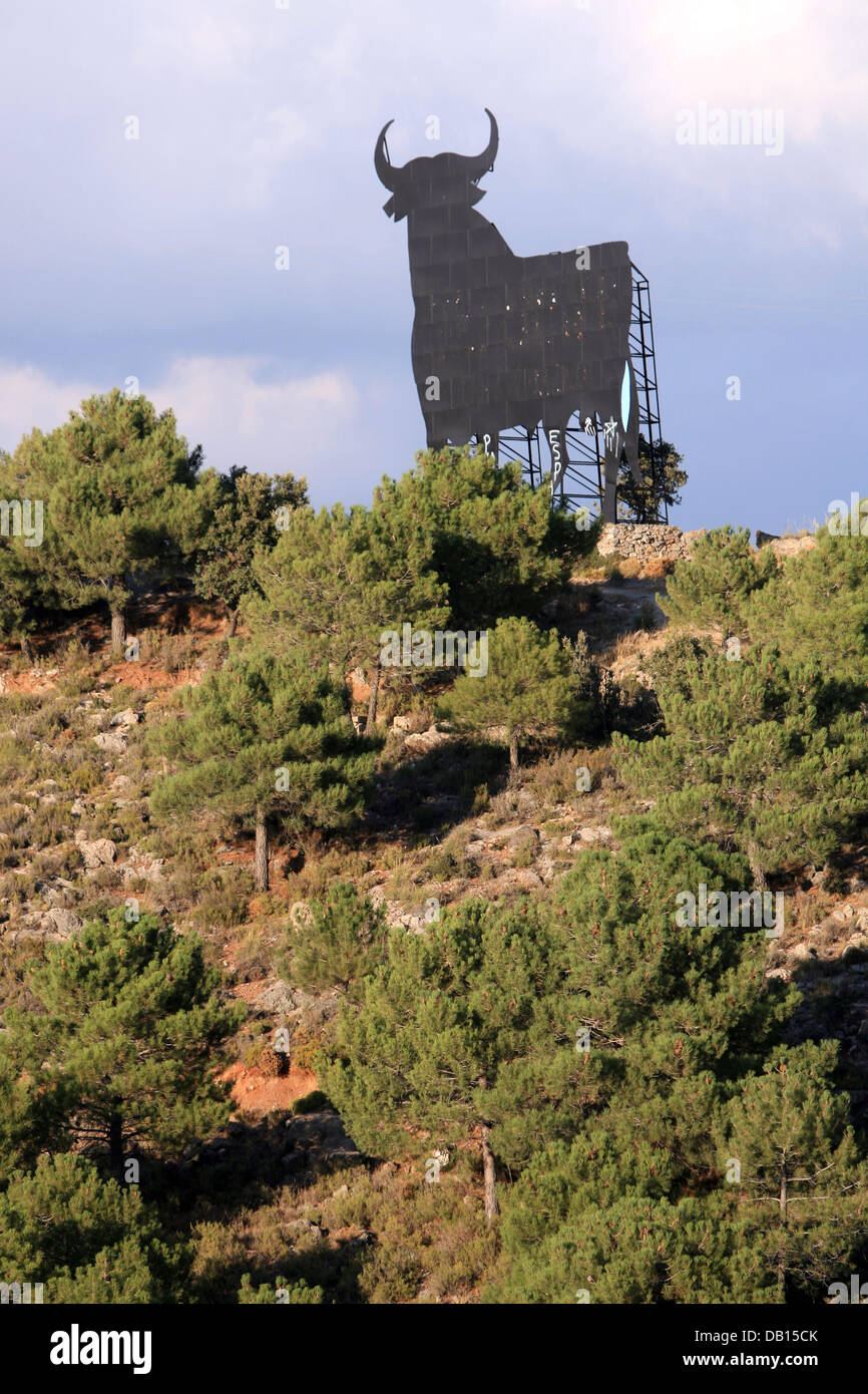 The picture shows the Osborne Bull, which has become a national symbol ...
