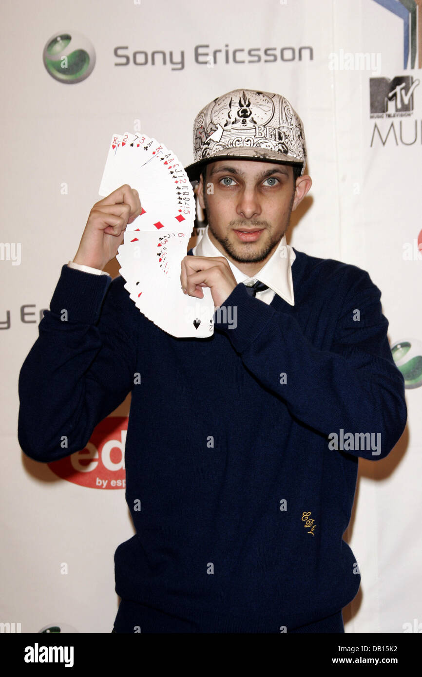British magician Stephen Frayne aka Dynamo poses as he arrive on the ...