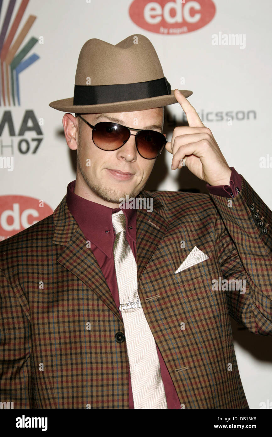 German musician Jan Delay poses as he arrives on the red carpet for the ...