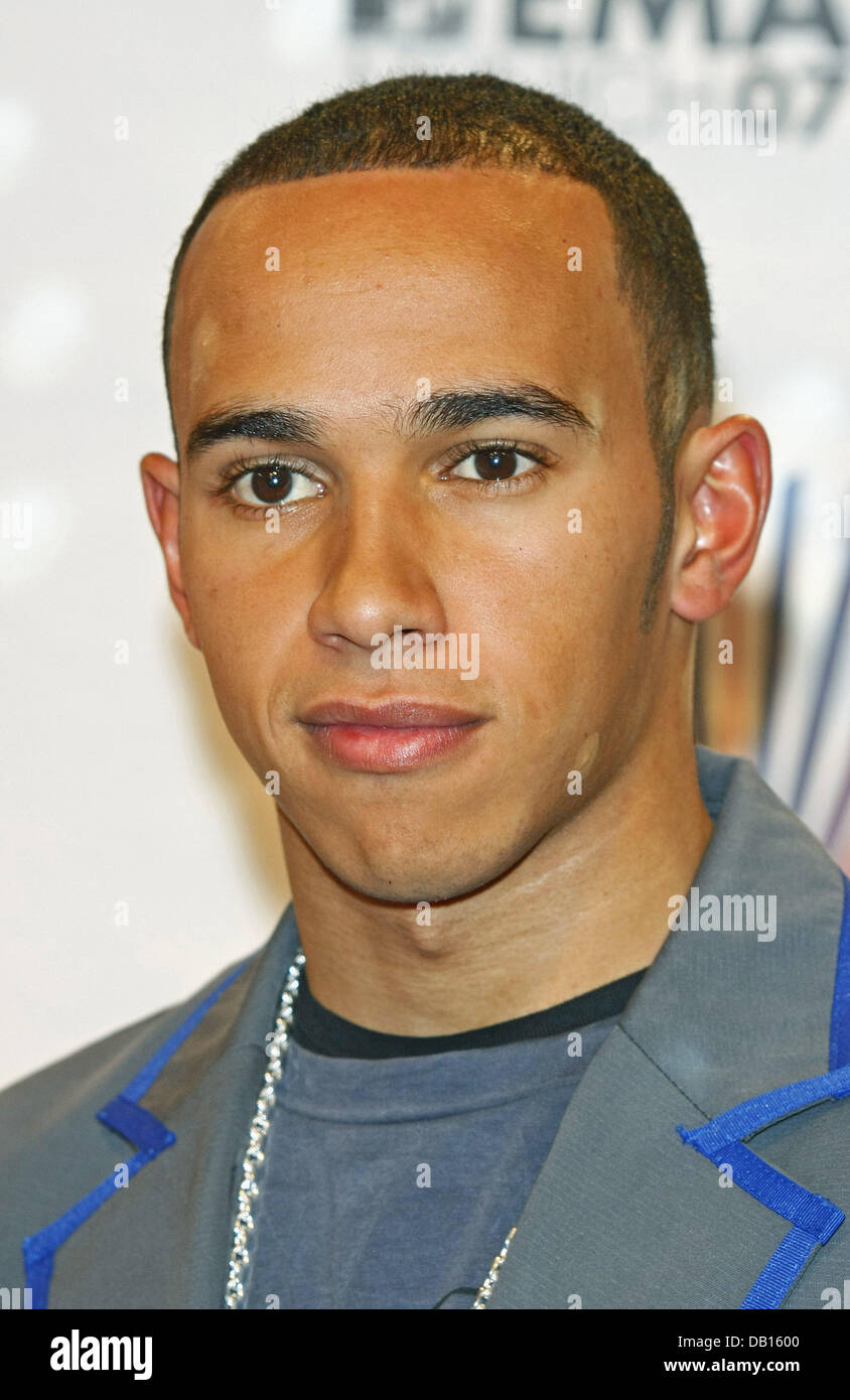 British Formula One driver Lewis Hamilton of McLaren Mercedes poses for ...