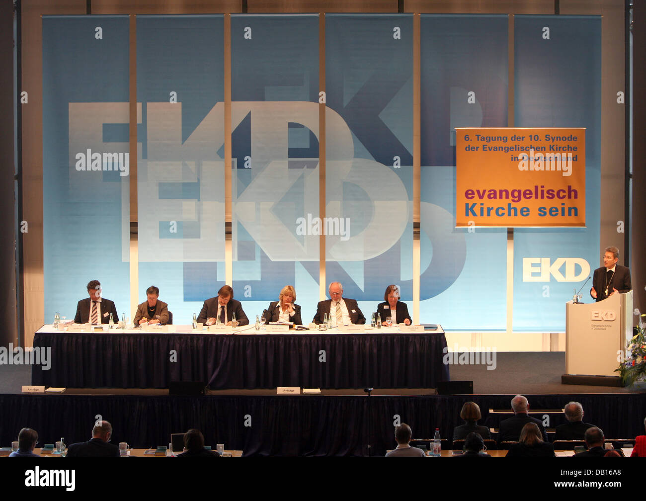 Bishop Dr. Wolfgang Huber, chairman of the Evangelical Church in ...