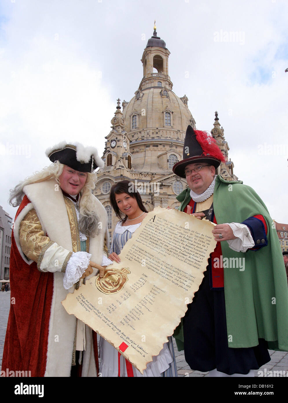 August the Strong (L./Steffen Urban), the Dresden Stollen Girl Sylvia ...