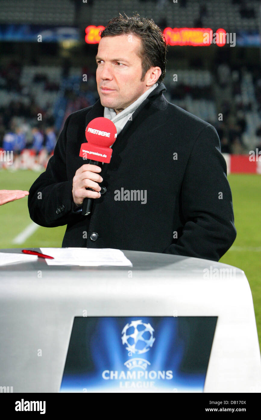 Former player for the German national soccer team Lothar Matthaeus ...