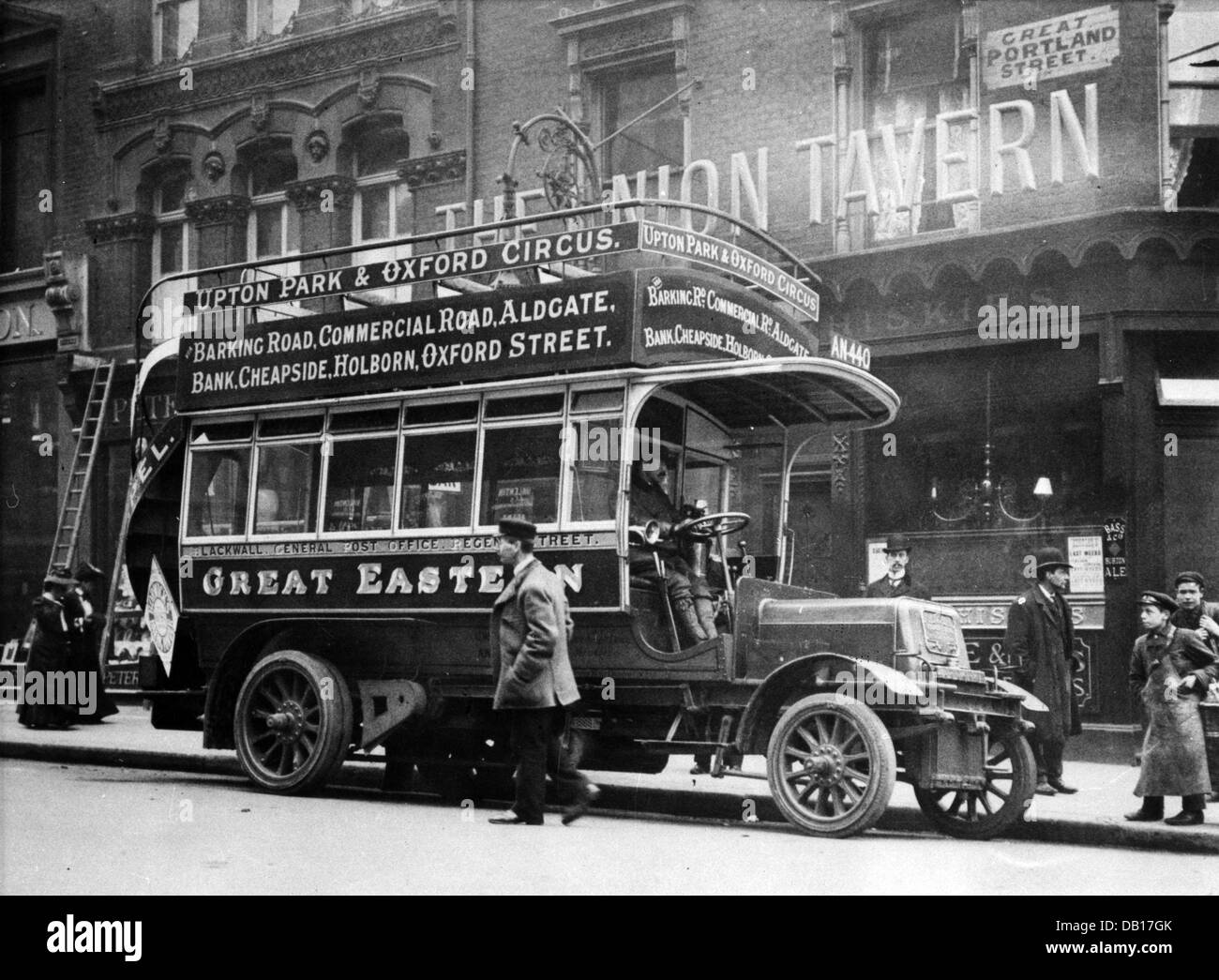 1906 Straker Squire bus "Great Eastern Stock Photo - Alamy
