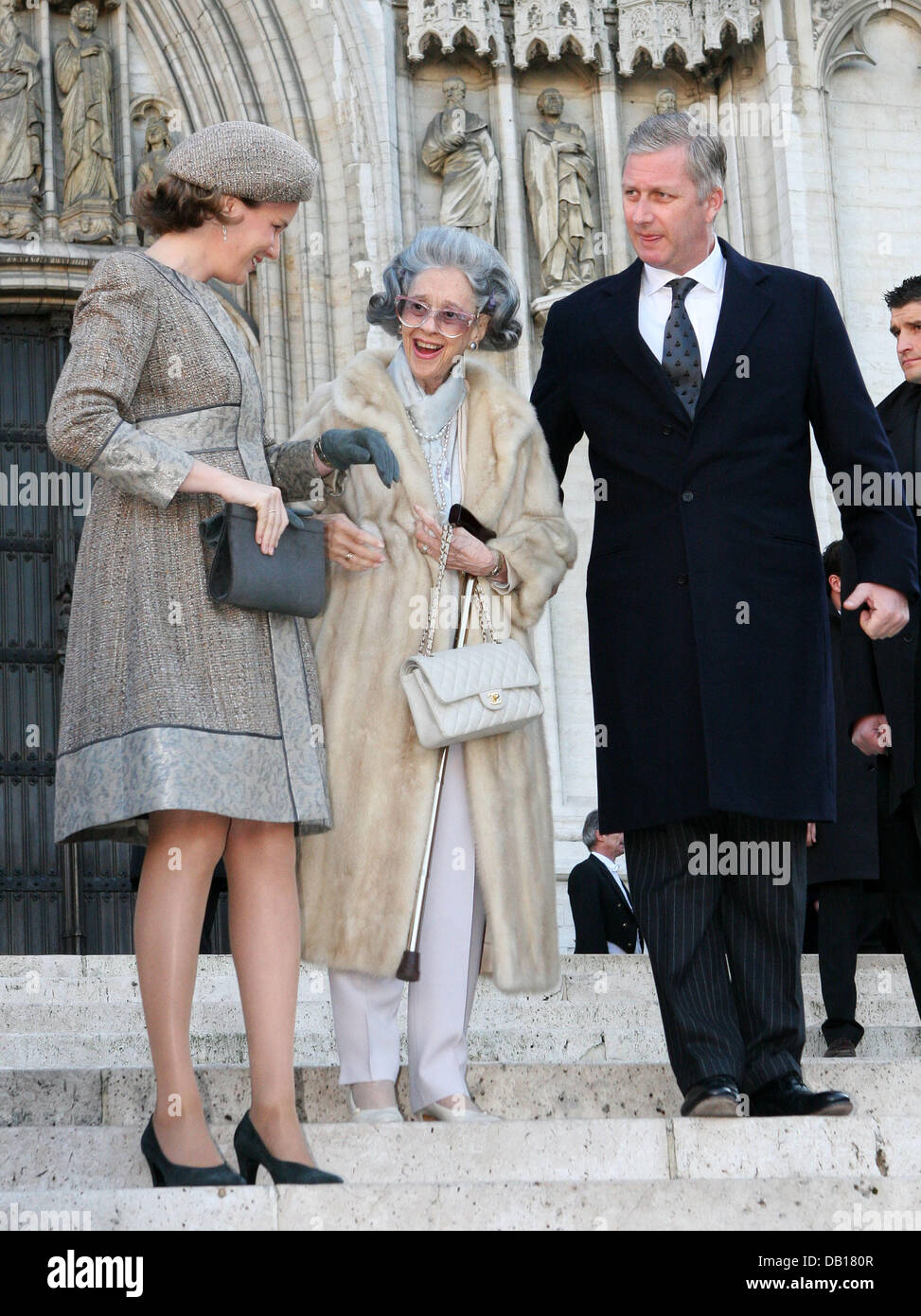 The Belgium Royal Family, Crown Prince Philippe (R), his wife Crown ...