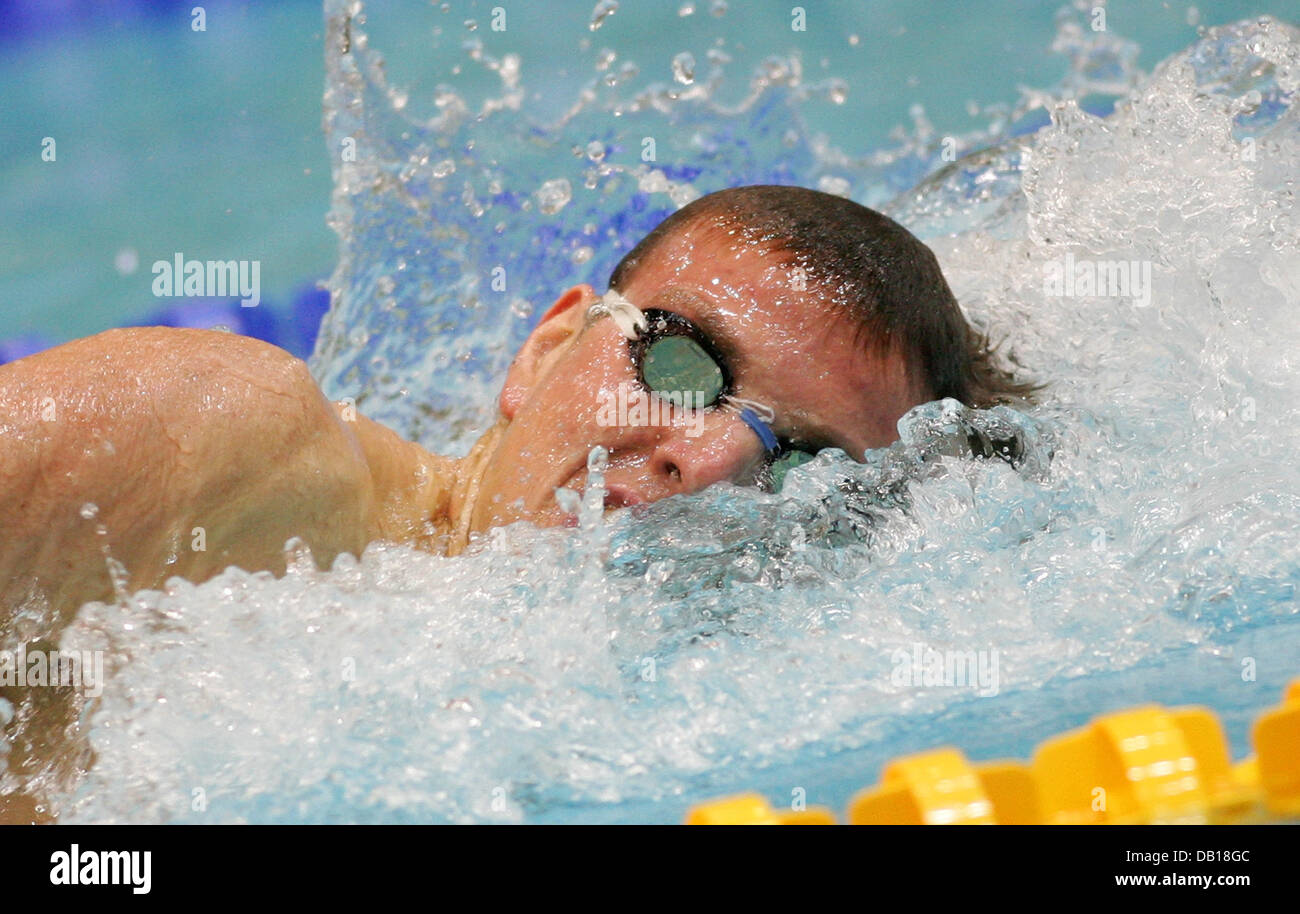 German swimmer Paul Biedermann is on his way to make the second place ...