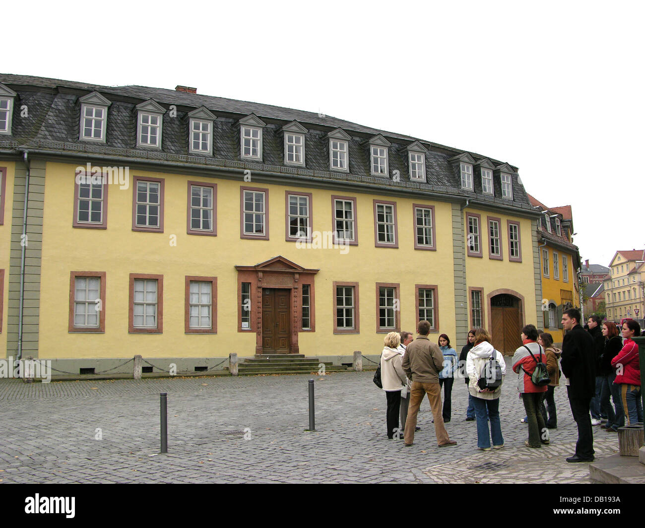 The picture shows the birth house of Johann Wolfgang von Goethe in ...