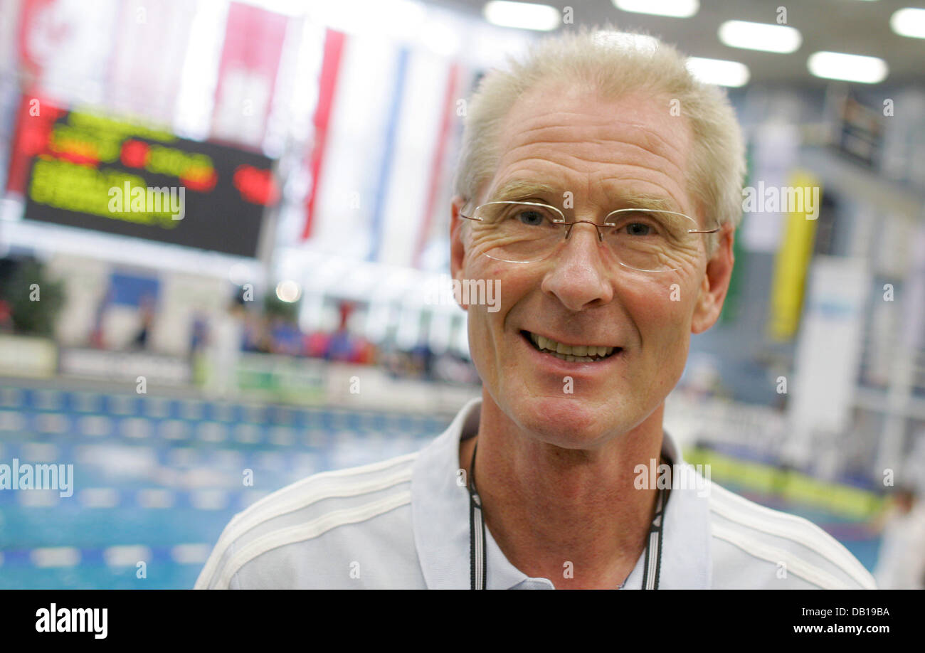 Sports director of German swimming federation 'DSV', Oerjan Madsen, is ...