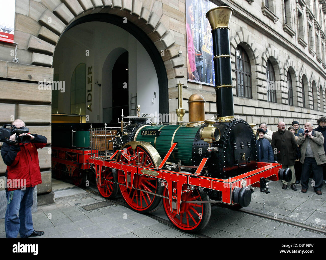 The picture shows restored historical replica of Germany's first ...