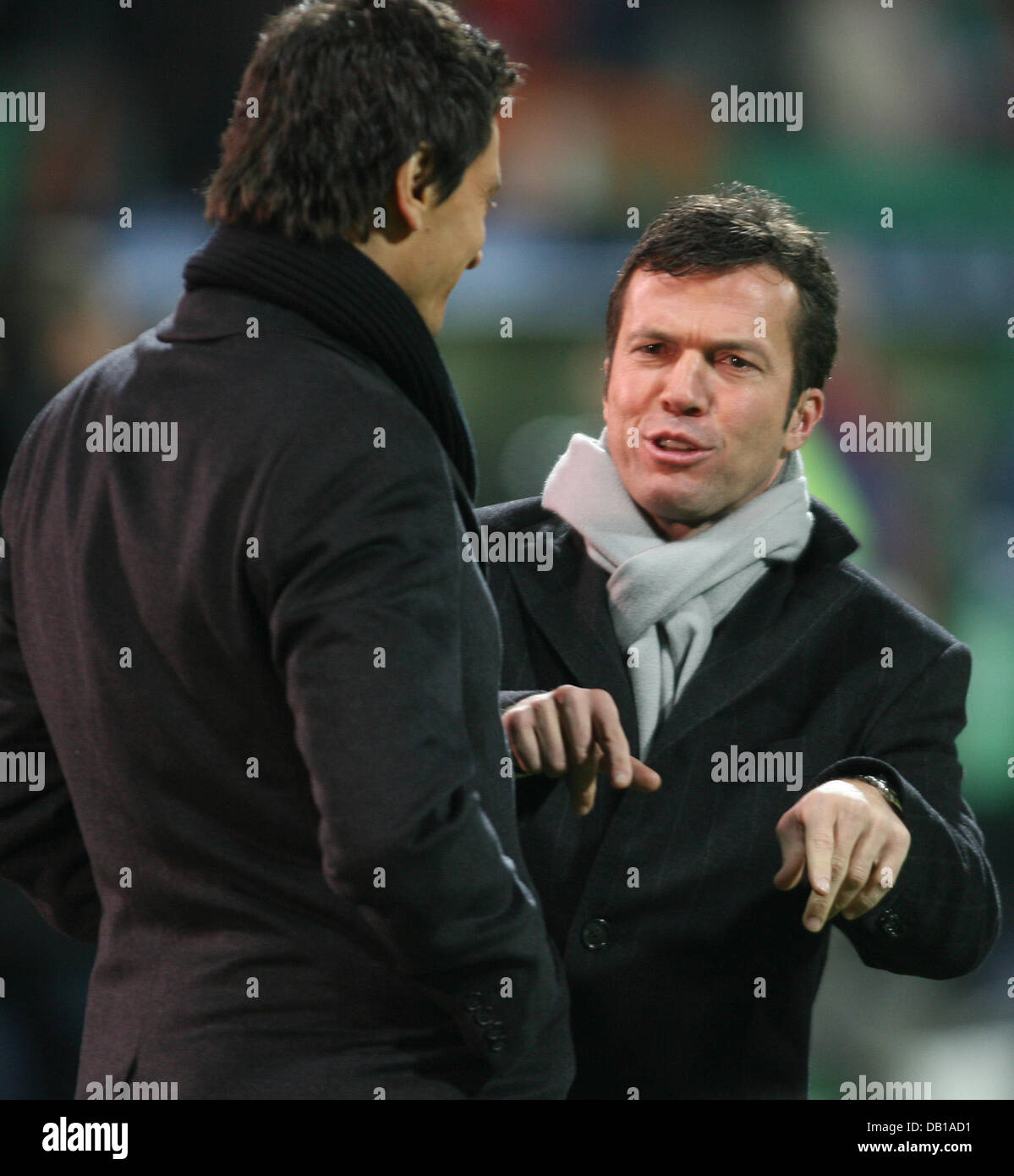 Lothar Mattaeus former soccer player now working as a TV commentator ...