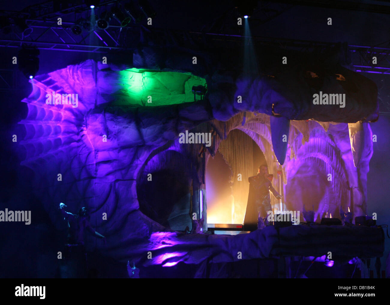 Swiss musician DJ Bobo performs at a preview of his 'Vampires Alive ...