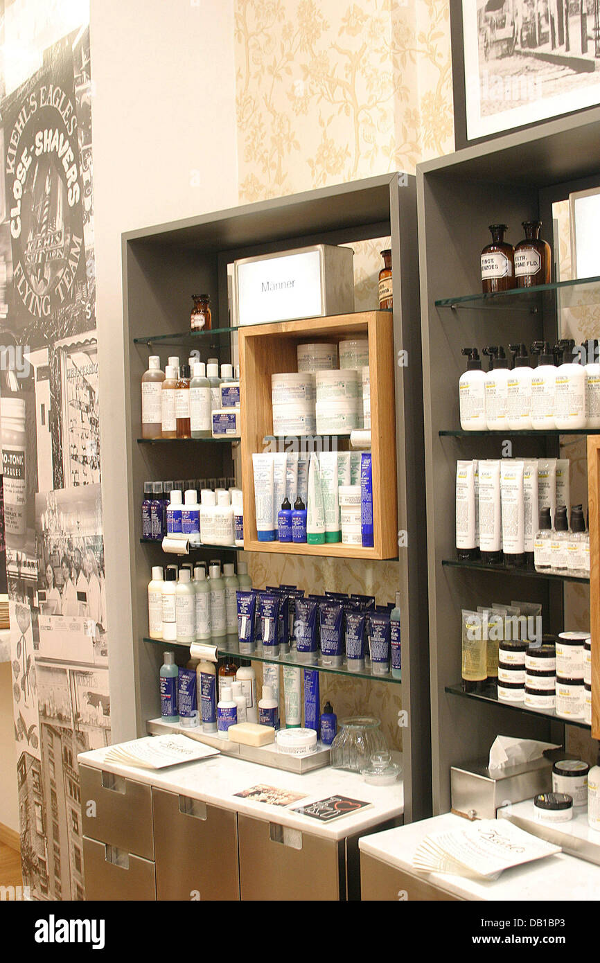 Shelves filled with body care products are pictured at a store of the ...