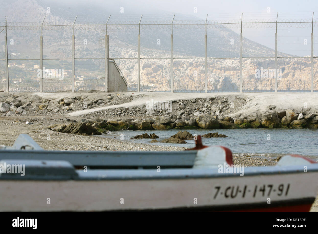 Ceuta border fence hi-res stock photography and images - Alamy