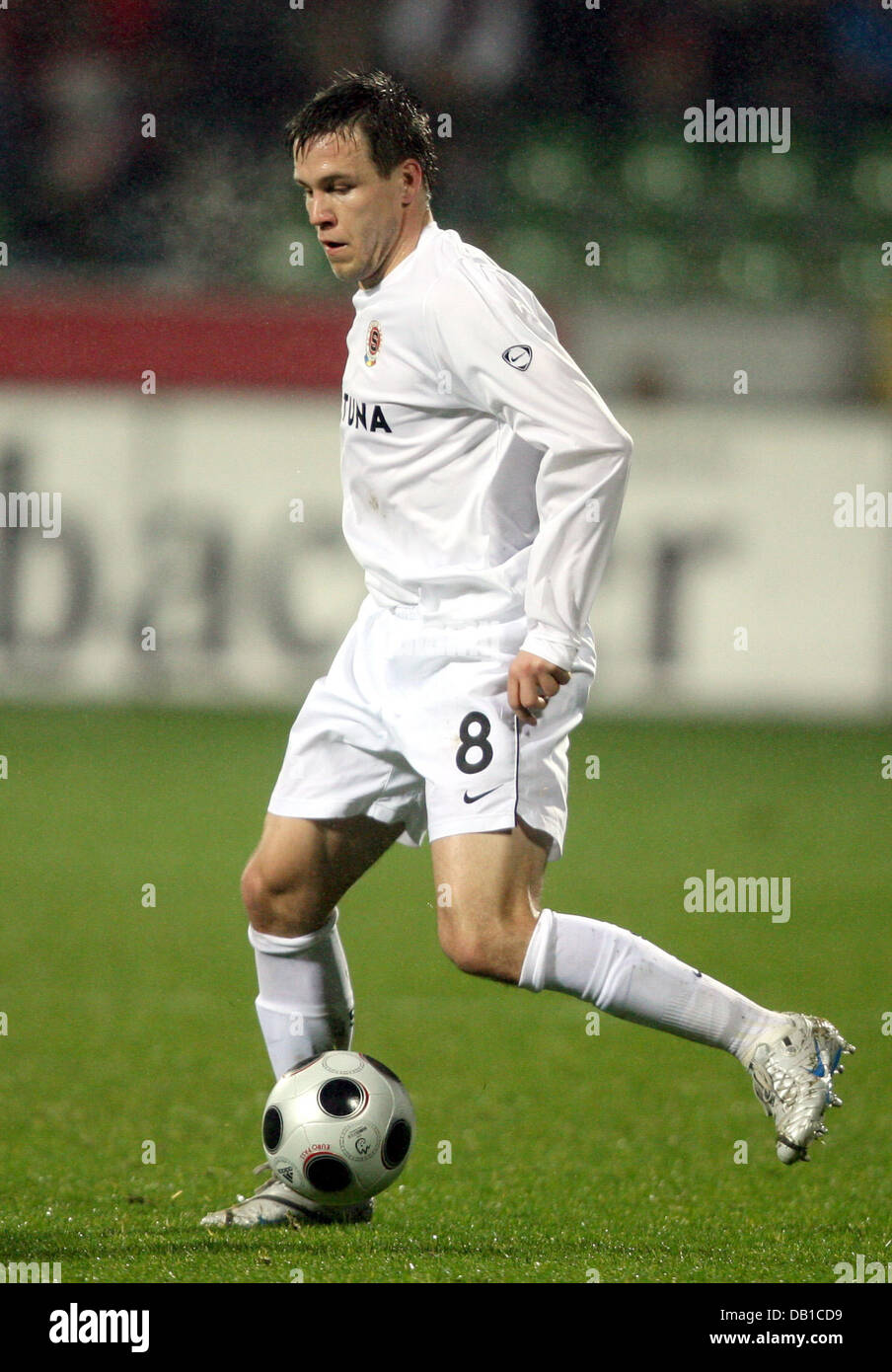 Radoslav Zabavnik of AC Sparta Praha is shown in action during the ...