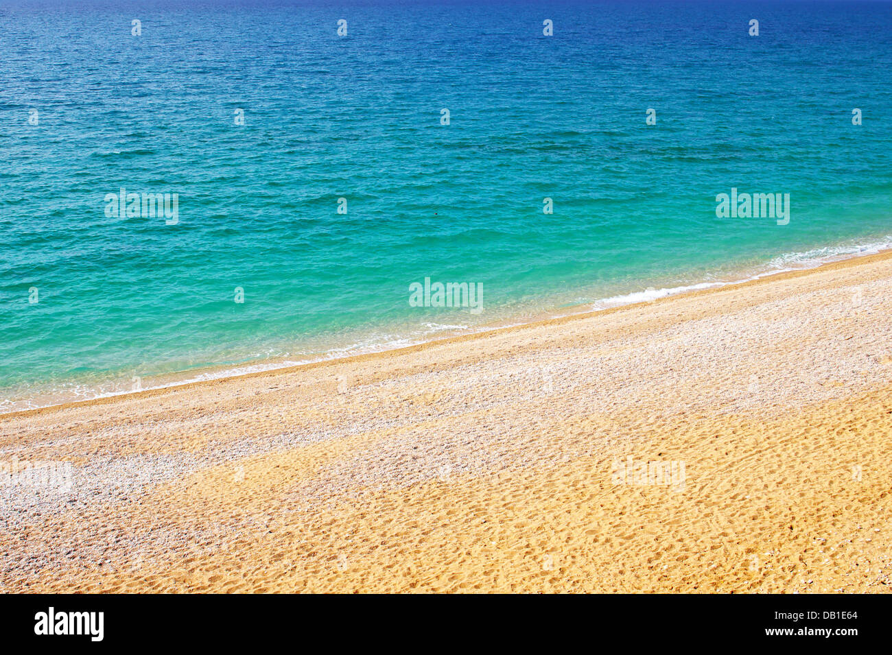 Sand and sea. Beautiful seascape Stock Photo - Alamy