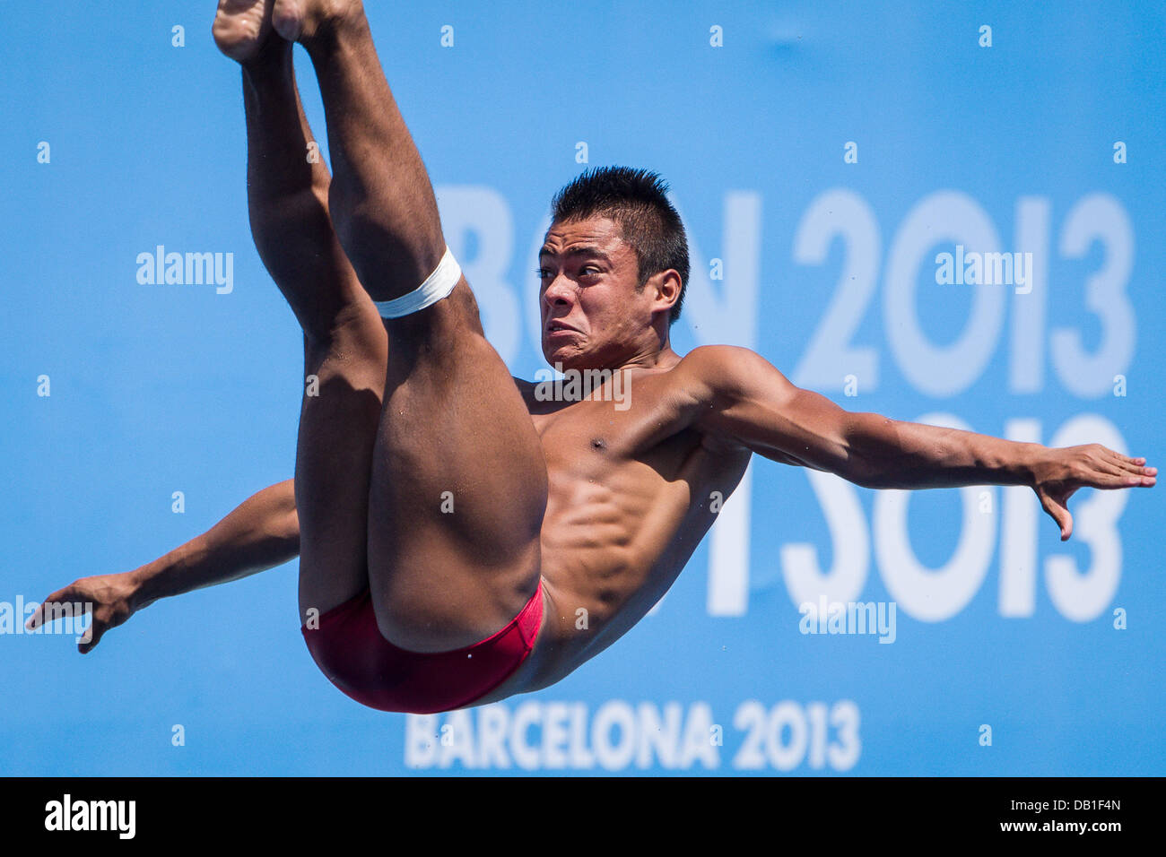Barcelona, Spain. 22nd July, 2013. Alejandro Chavez of Mexico in action ...