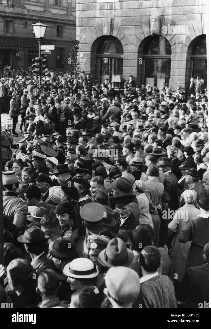 Nazism / National Socialism, politics, Axis Rome-Berlin, journey of ...