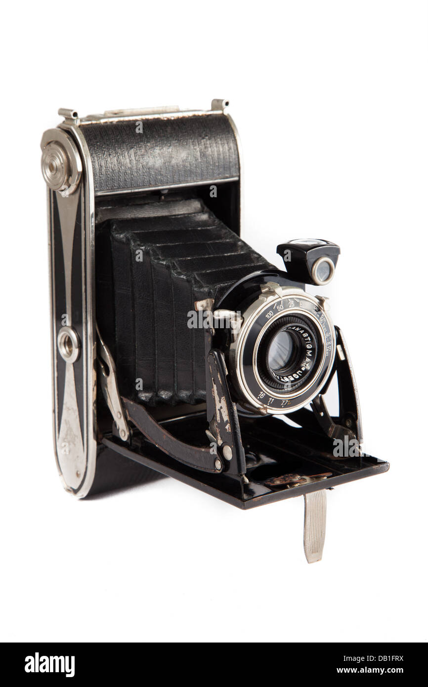 Old vintage camera Stock Photo - Alamy