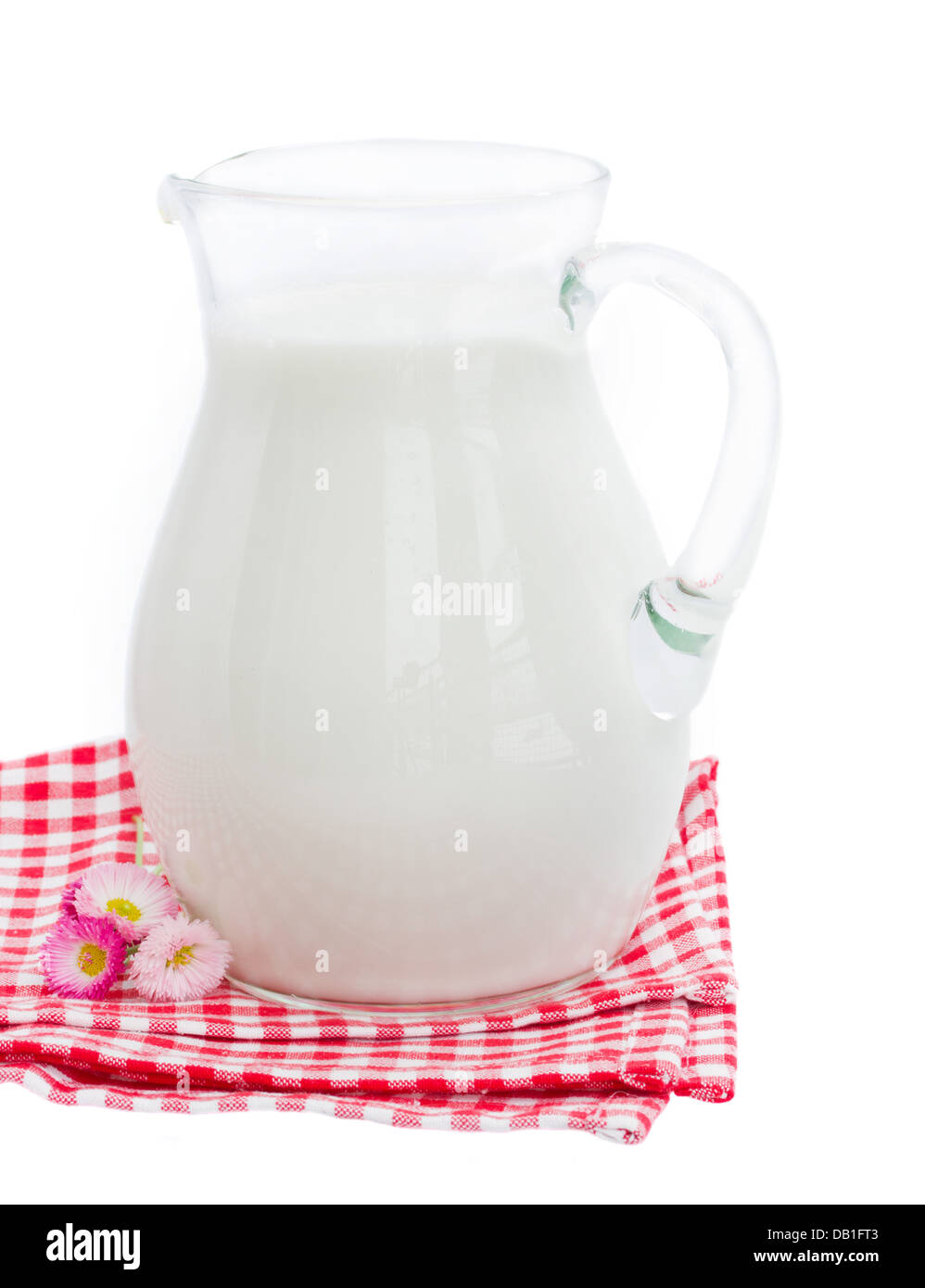 glass jar with milk Stock Photo - Alamy