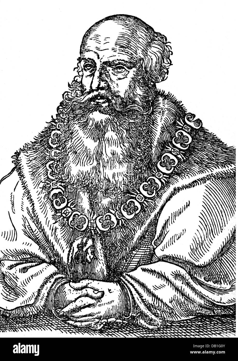 George the Bearded, 27.8.1471 - 17.4.1539, Duke of Saxony 12.9.1500 ...