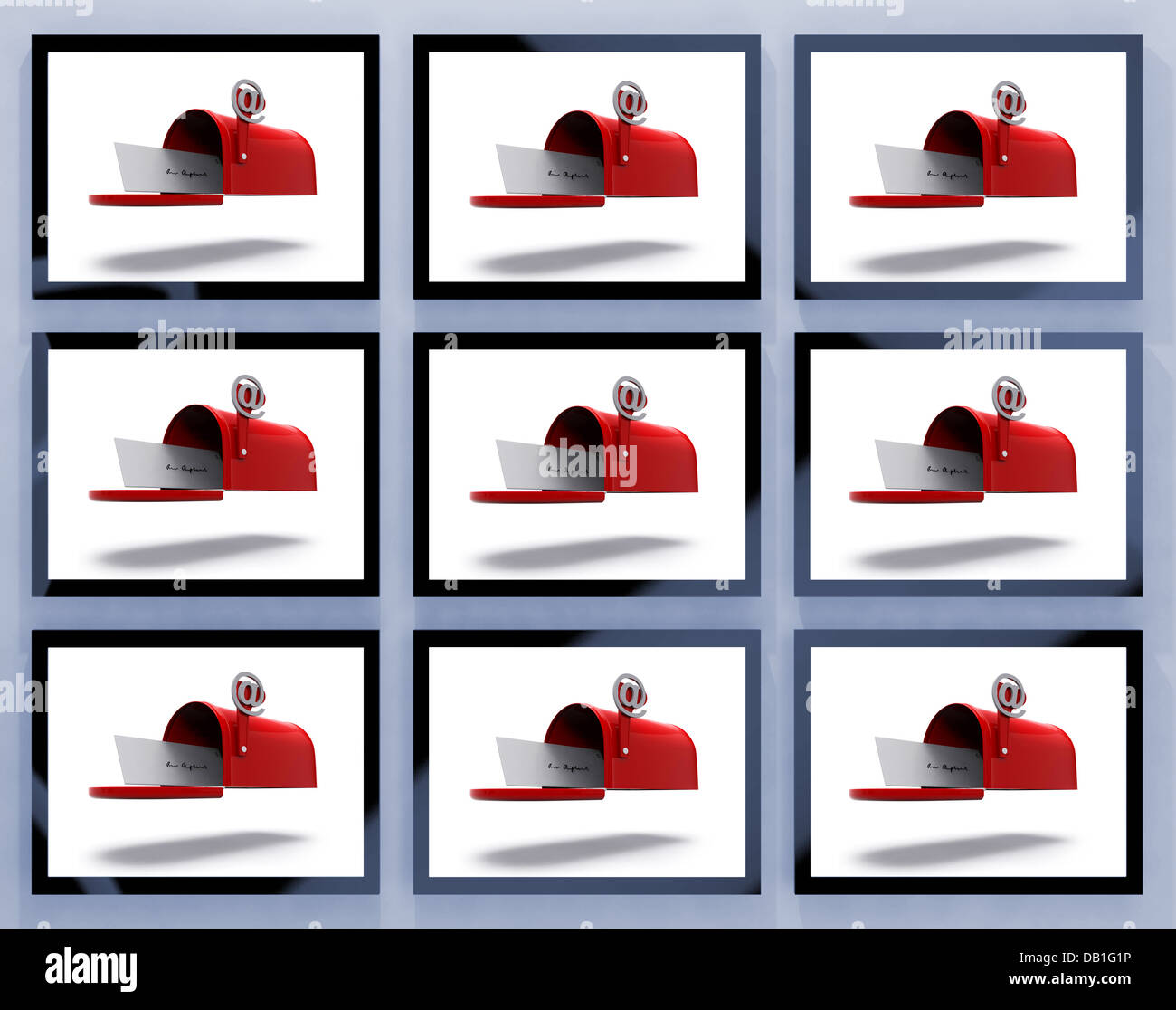 Computer to send emails hi-res stock photography and images - Alamy