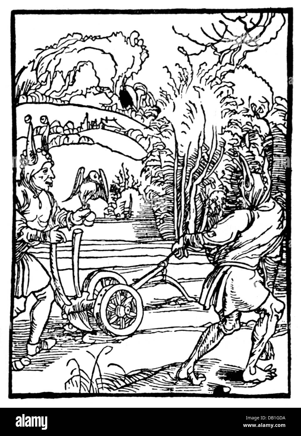 Medieval plow hi-res stock photography and images - Alamy