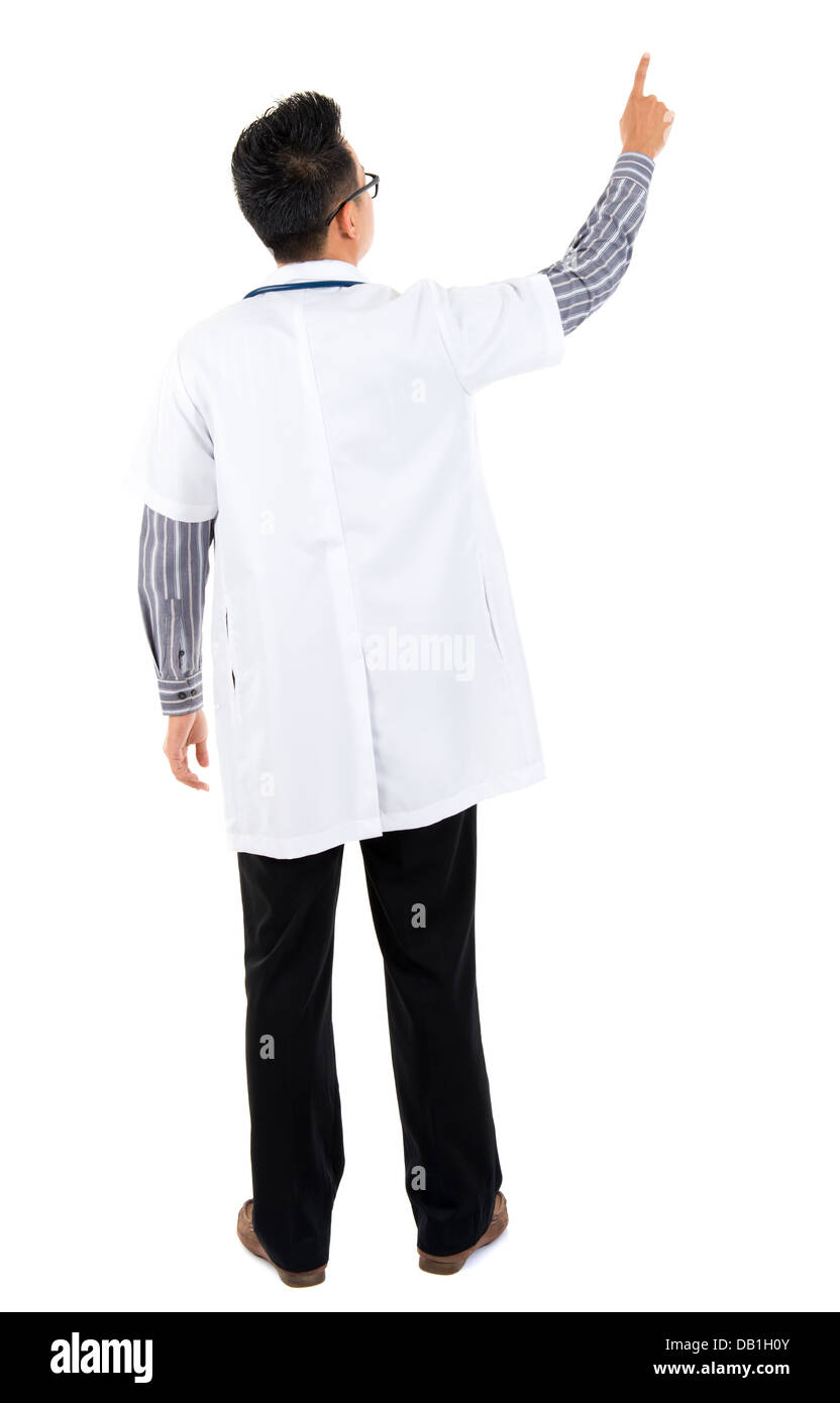 Full body back view asian hi-res stock photography and images - Alamy