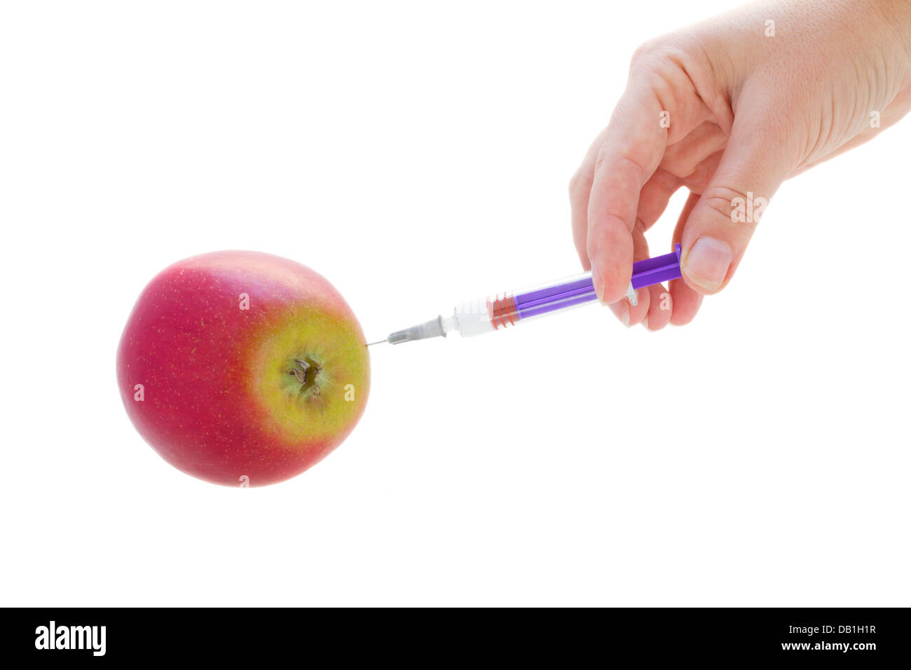 Apple injection hi-res stock photography and images - Alamy