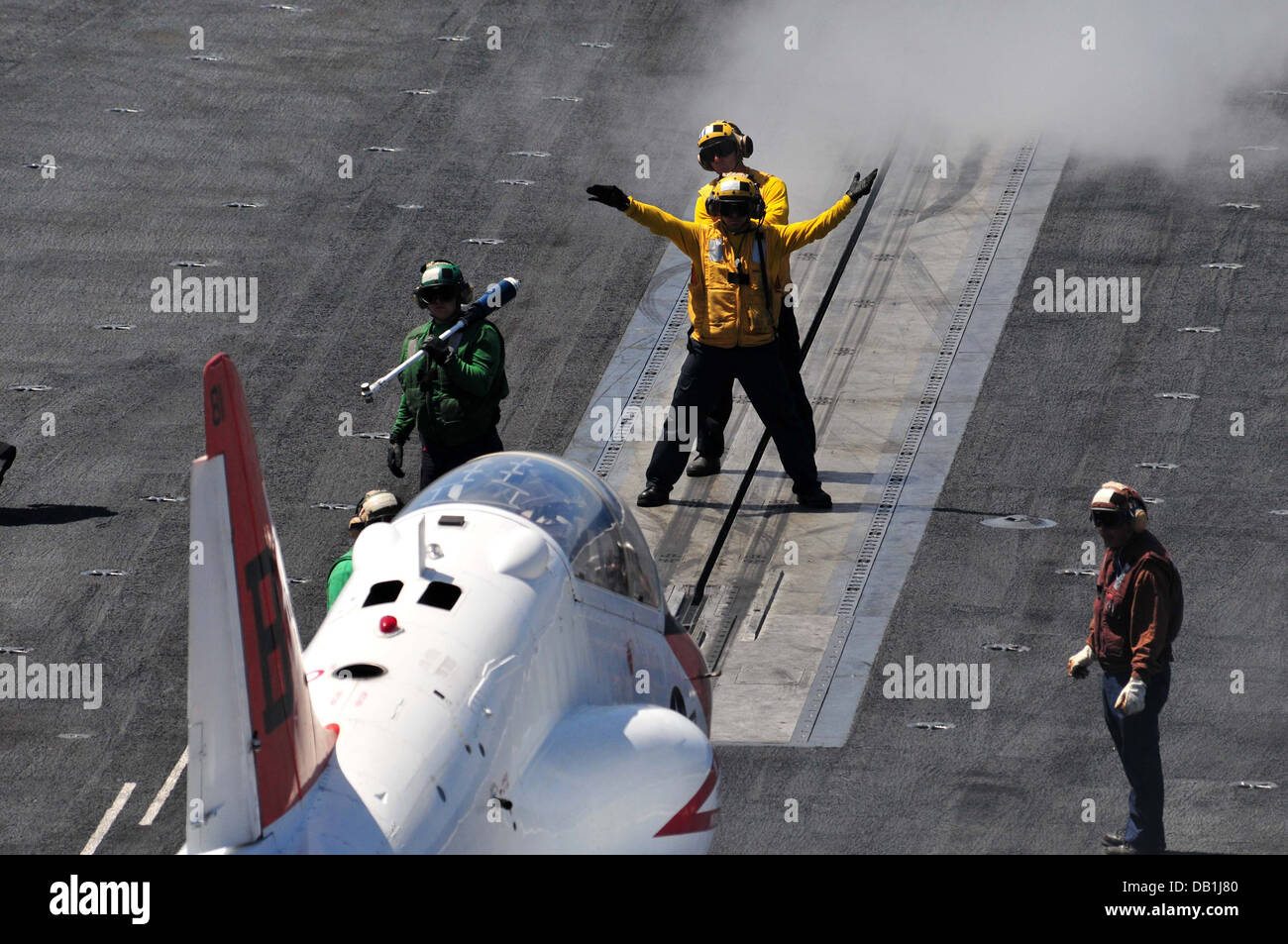 A T-45C Goshawk training aircraft from the Golden Hawks of Training ...