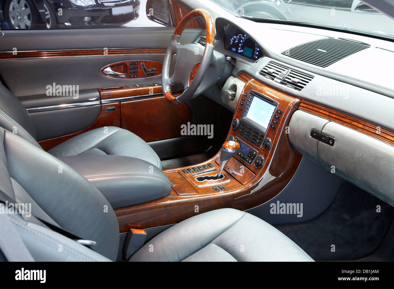 Photo of interior of dear car Stock Photo - Alamy