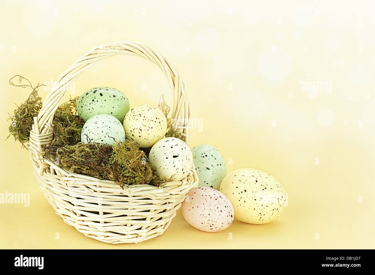 Spotted Easter Eggs Stock Photo - Alamy