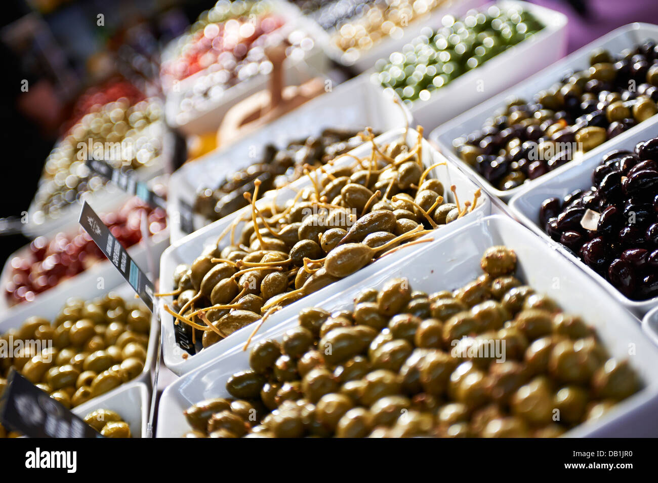 Olive display hi-res stock photography and images - Alamy