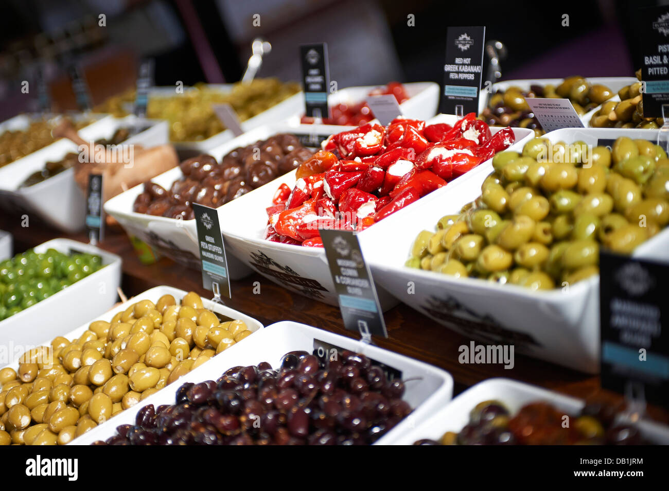 Olive display hi-res stock photography and images - Alamy