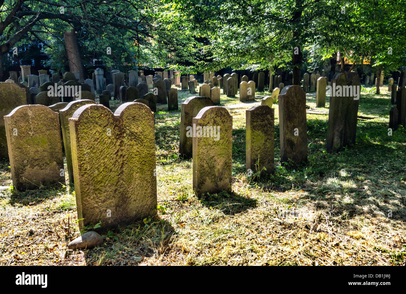 The Jewish cemetery in central Copenhagen, Denmark Stock Photo - Alamy