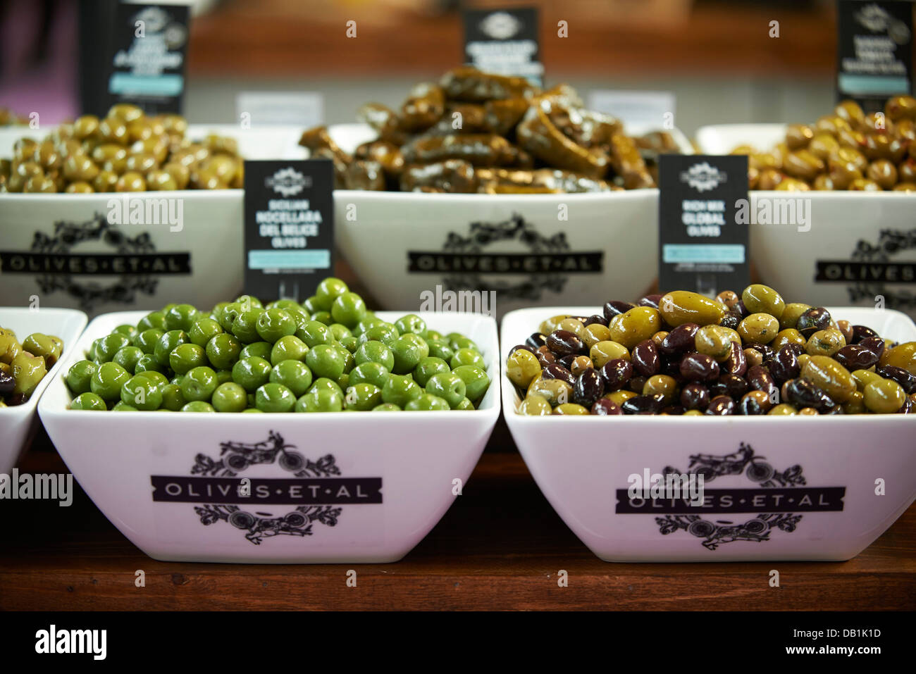 Olive display hi-res stock photography and images - Alamy