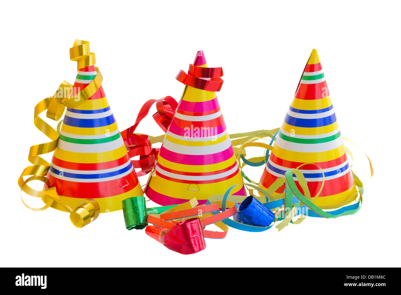 hats for birthday party Stock Photo - Alamy