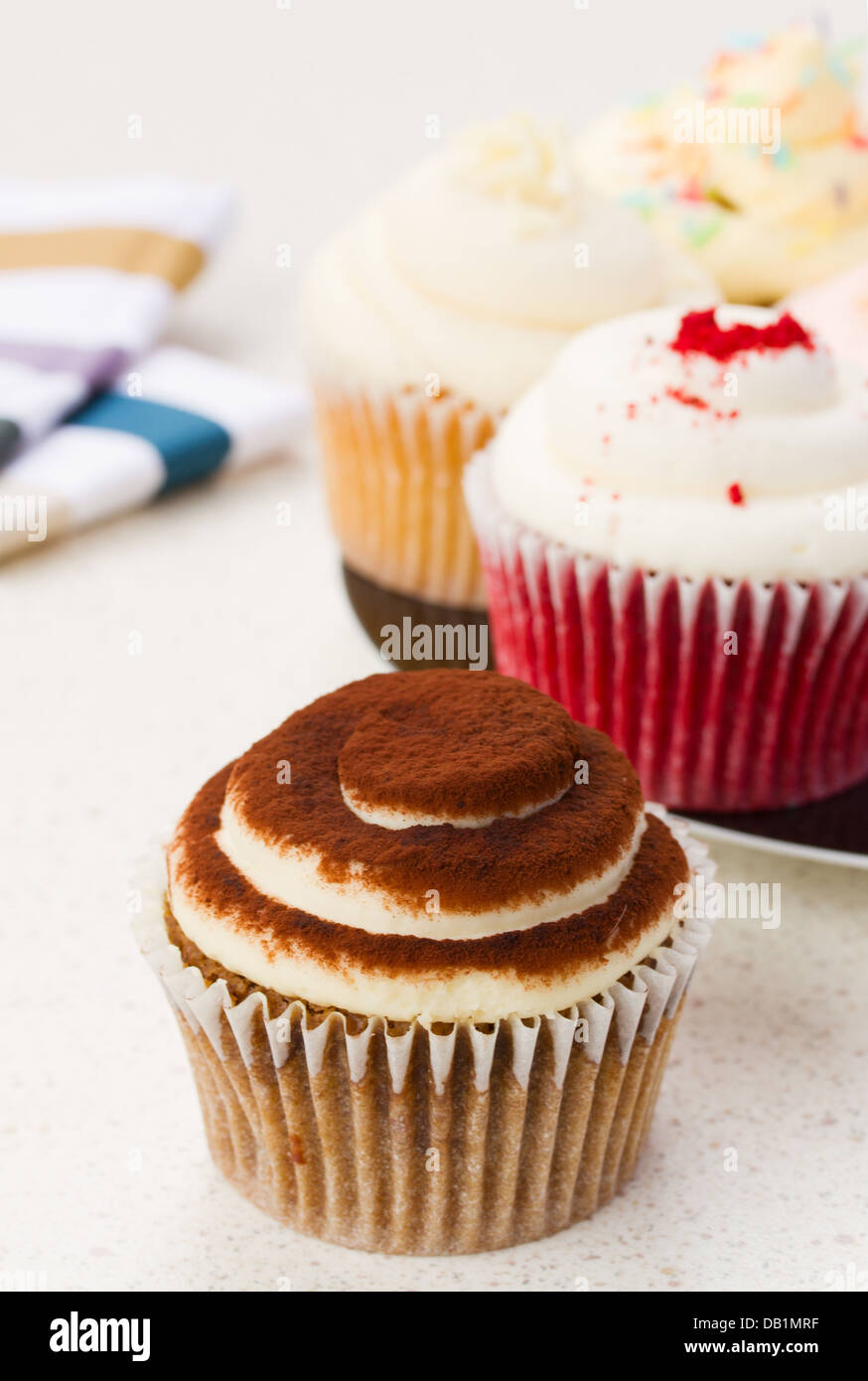 array of cupcakes Stock Photo - Alamy