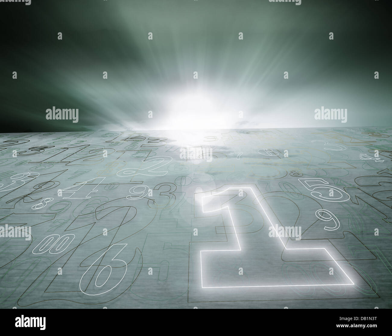 First numbers hi-res stock photography and images - Alamy