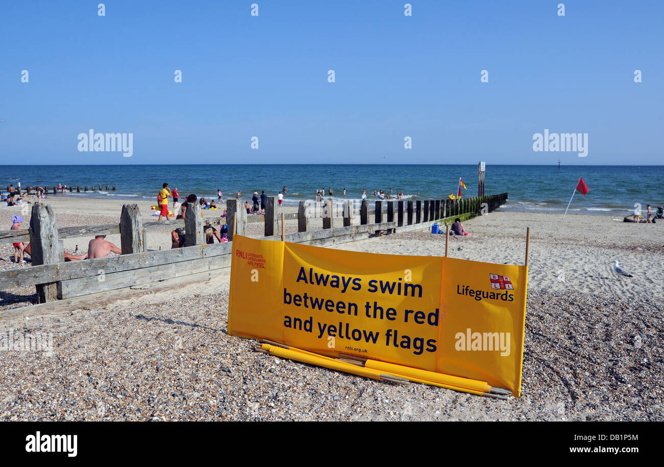 Rnli lifeguards sign hi-res stock photography and images - Alamy