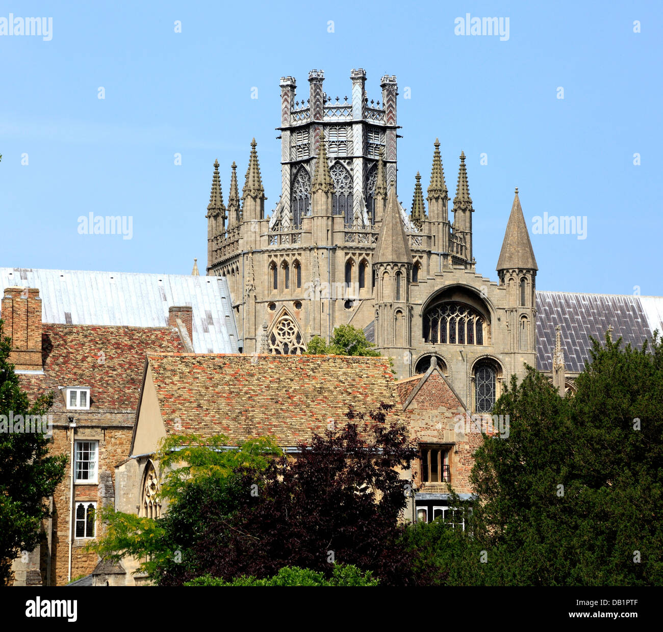 Ely cathedral octagon tower hi-res stock photography and images - Alamy